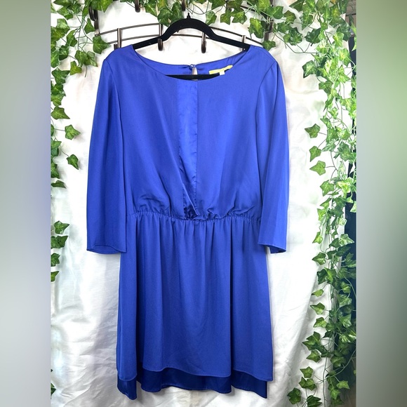 Gianni Bini | Dresses | Gianni Bini Blue Cocktail Midi Dress With ...